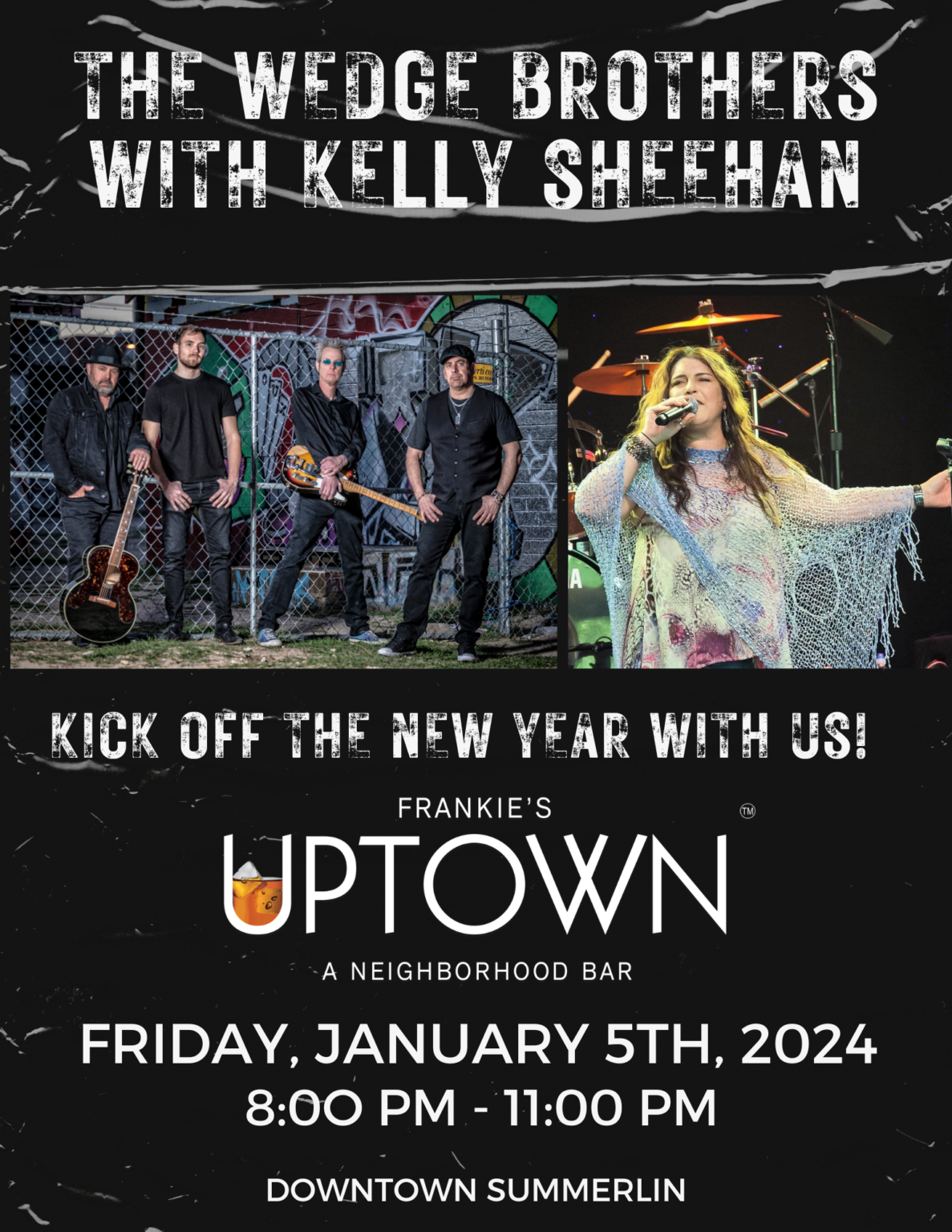 The Wedge Brothers with Kelly Sheehan at Frankie’s Uptown! Downtown ...